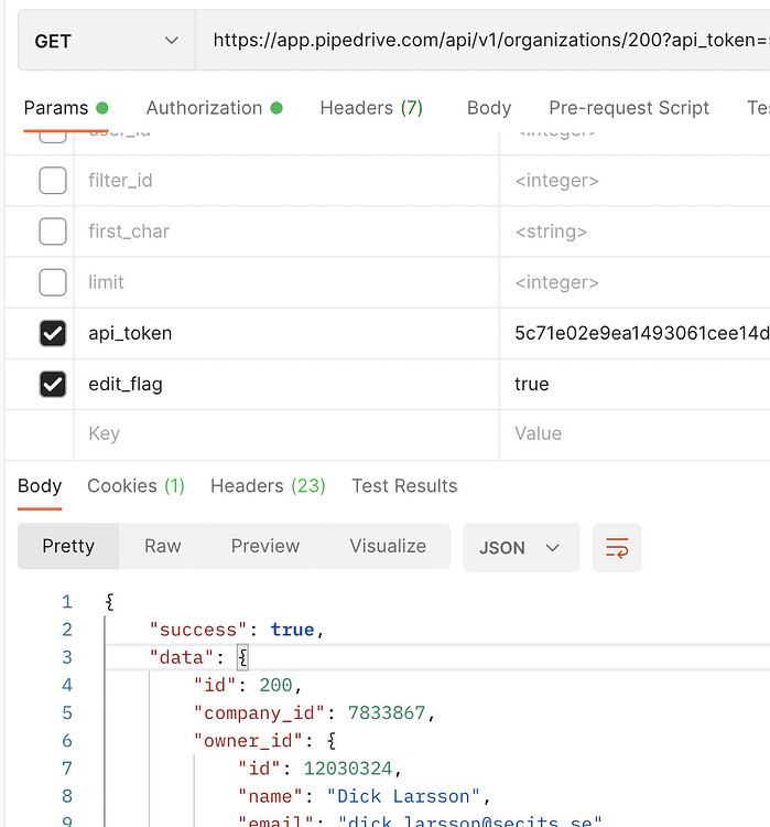 How to retrieve the values of custom fields in Organization - API Clients - Pipedrive Developers ...