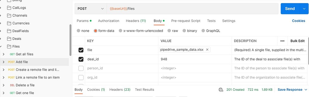 Add Files Using Standard Request Api Pipedrive Developers Community 6849