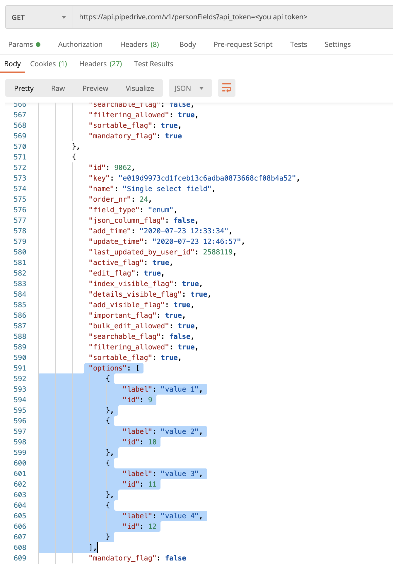 See Field Values Webhooks Pipedrive Developers Community